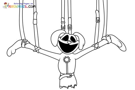 Monster Dog Day Coloring Pages