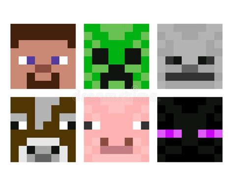 Minecraft Character Faces