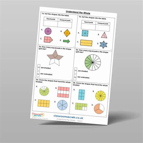 Ks2 Year 4 Maths Classic View Understand The Whole Resources And Worksheets Classroom Secrets