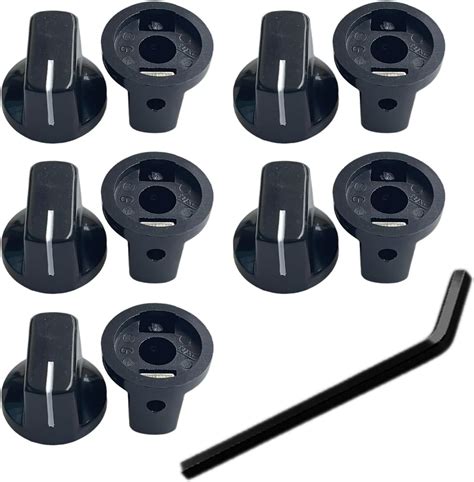 10pcs Electric Guitar Potentiometer Control Knobs Effect Pedal Knobs 6