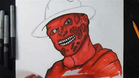 как рисовать Фредди Крюгера Youtube