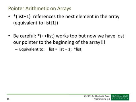 PPT Pointers Arrays Multidimensional Arrays PowerPoint Presentation ID