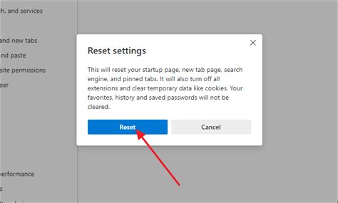 How To Reset Microsoft Edge