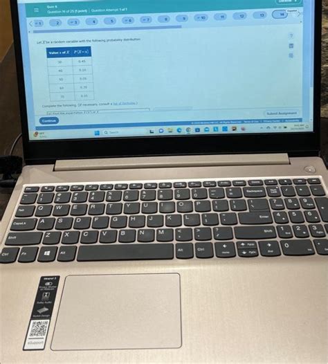 Solved Let X Be A Random Variable With The Following