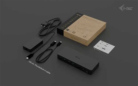 I Tec Tb4 Gen 3 Dock 2x Ekranas 7xusb 2 5glan Pd92w 1m Tb4 Cable Modelis Tb4dualdpdockpdpro