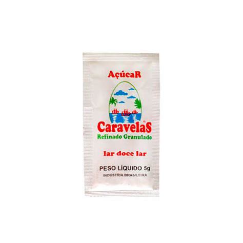 AÇucar Sachet Caravelas Cx 1000un 1316 Jca Foods Distribuidor