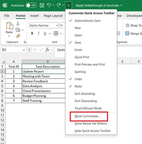 How To Apply Strikethrough In Excel Easy Methods Myexcelonline