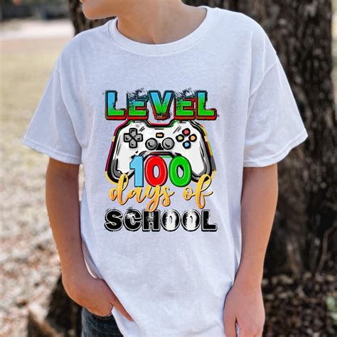 Level 100 Achieved Gaming Through 100 Days Of School Etsy