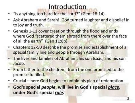 Session 03 Old Testament Overview Genesis 12 50 Ppt