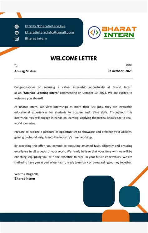 Anurag Mishra On Linkedin Virtualinternship Bharatintern