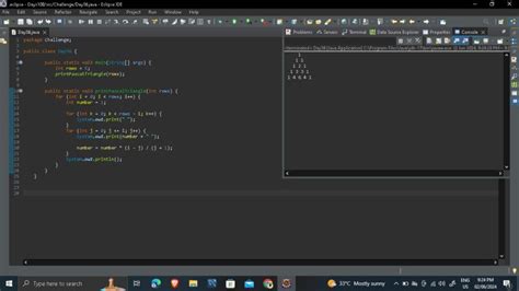 Rohith Sivakumar On Linkedin 100daysofcode Java Javadeveloper Pascalstriangle Leetcode