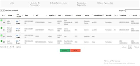 Sistema De Cadastro De Pagamentos E Fornecedores Open Source Php