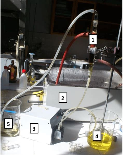 Experimental Set Up 1 Column 2 Circulator 3perilstaltik Pump 4 Raw Download Scientific