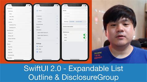 Swiftui 20 Building Expandable List Using Outlinegroup
