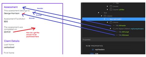 How To Have Multi Columns In A Nested Repeat Region Need Help