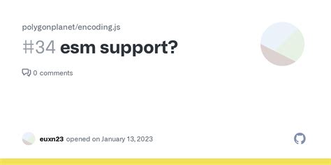 Esm Support · Issue 34 · Polygonplanetencodingjs · Github