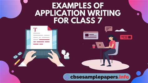 Application Writing For Class 7 Format Examples Topics Exercises Cbse Sample Papers