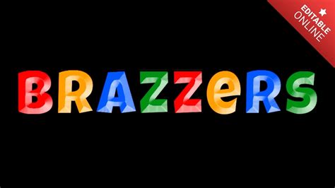 Brazzers Home Text Effect Generator