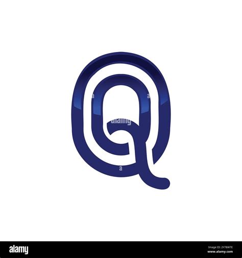 Initial Letter Q Technology Logo Design Template Element Vector Image