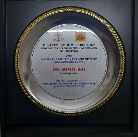 Dr Sumit Rai On Linkedin Proud To Be A Speaker At Ucms At The World Antibiotic Awareness