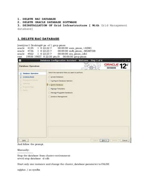 Testing Drop 12c Rac Database Database Software And Gi Pdf Free