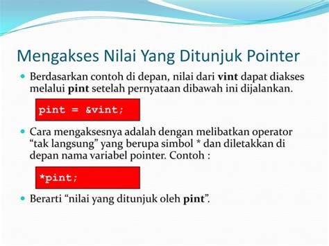 Materi Kuliah 03 Pointer Part 1 Pptx