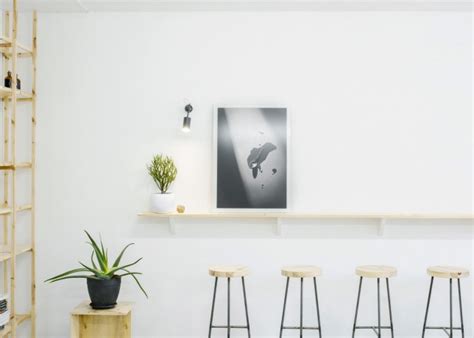 Inga Pieslikaitė designs minimal interior for Lithuanian cafe