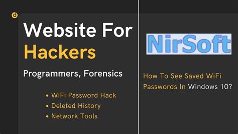 Nirsoft Website For Hackers Programmers And Forensics Recover
