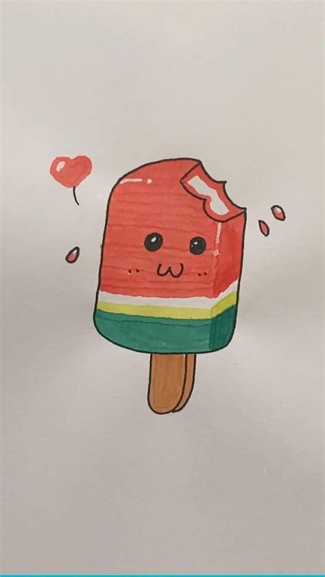 EASY Step By Step How To Draw A Ice Cream Tutorial