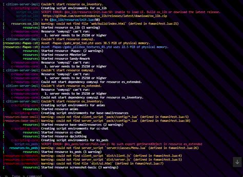 My Server Crash Resource Support Cfx Re Community