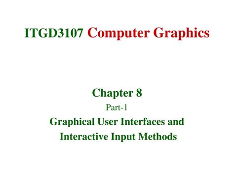 PPT Computer Graphics PowerPoint Presentation Free Download ID