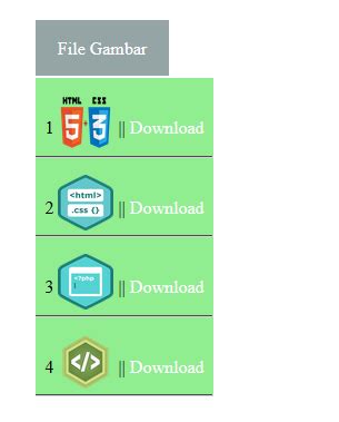 Cara Membuat Menu Dropdown Download Images Dinamis PHP MySQL Kursus Web Programming