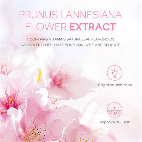 Women Face Cleanser Sakura Cleanser Moisturizing Deep Cleansing Mild