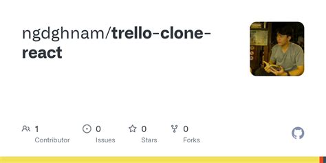 GitHub Ngdghnam Trello Clone React