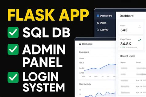 build a full stack flask web app with sql login admin panel and more by i am daud fiverr