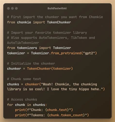 100daysofoss Ai Rag Chonkieai Llm Opensource Build Fast With Ai