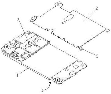 手机主板防静电结构的制作方法