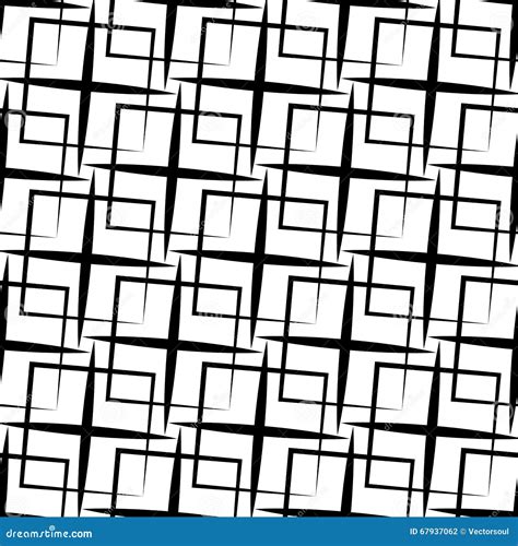 Abstract Geometric Pattern Seamlessly Repeatable At Edges Stock Vector Illustration Of