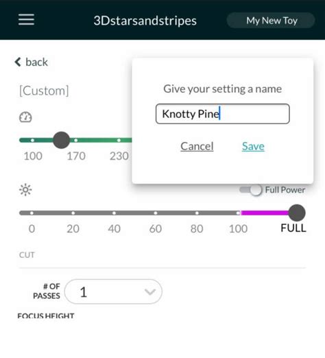 Using Manual Settings On Glowforge — Craft Closet