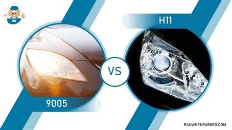 9005 Vs H11 Headlight Bulb Comparing Nilight And Rovtop Ran When Parked Car Vehicle
