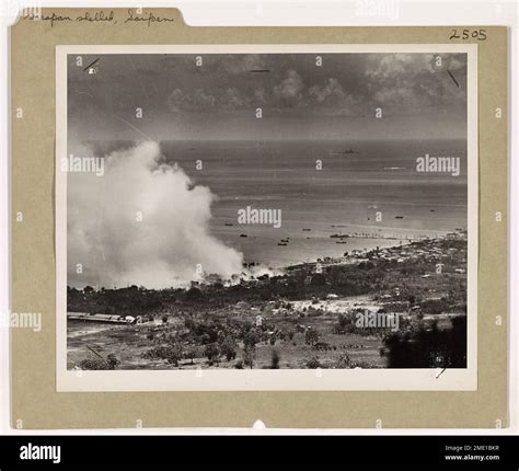 This Photo Taken By A Coast Guard Combat Photographer Shows Garapan