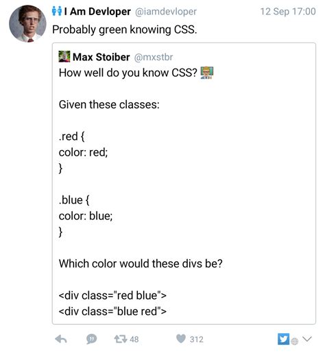 Css Styles Suck Programmerhumor