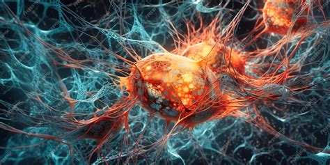Premium Ai Image Three Dimensional Neural Stems Neurons Inside A Brain