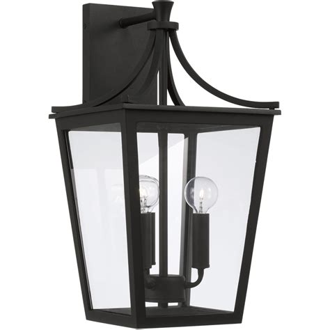 Capital Lighting 947931bk Adair 3 Light 1925 Inch Black Outdoor Wall