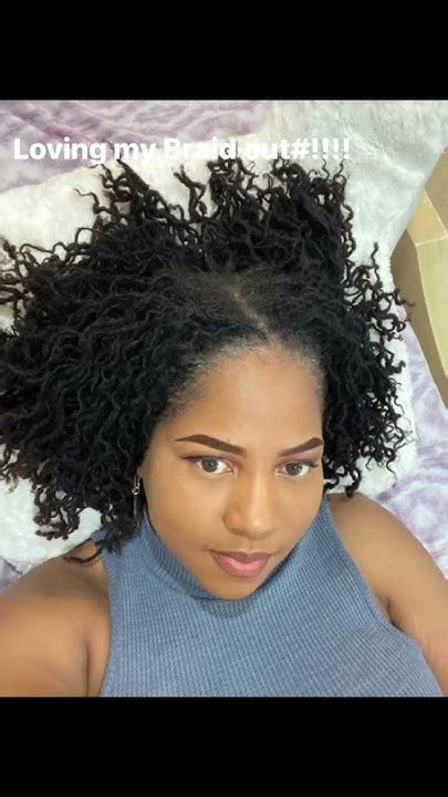 Braid Out On 8 Days Braided Sisterlocks Youtube