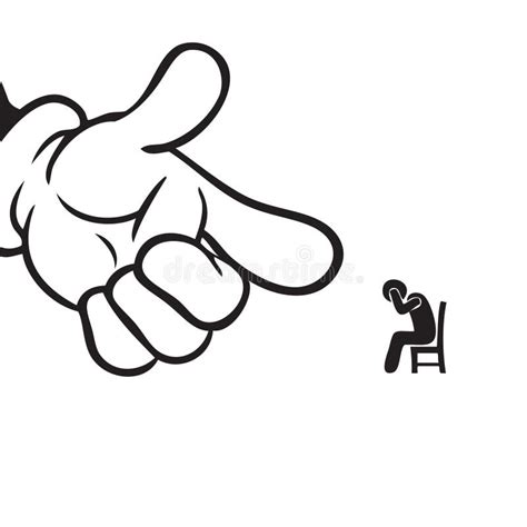 Blame Another Person Stock Vector Illustration Of Vina 303911686