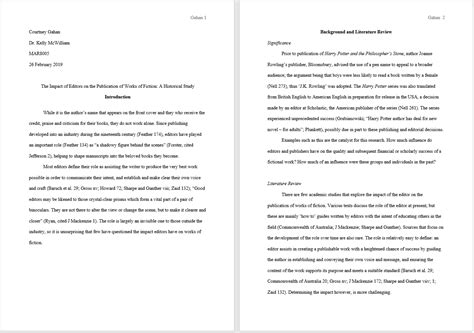 Abstract Template Mla At A Glance