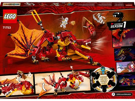 LEGO Ninjago Legacy Atak Smoka Ognia 71753 LEGO Sklep EMPIK COM