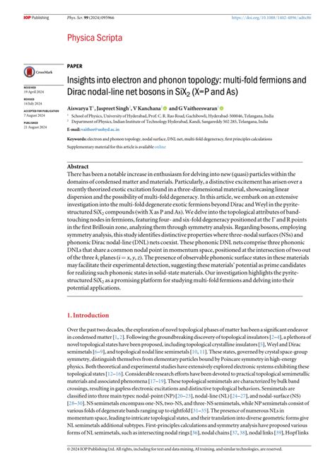 Insights Into Electron And Phonon Topology Multi Fold Fermions And Dirac Nodal Line Net Bosons