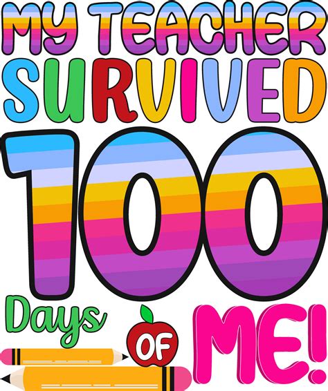 100 Days With My Awesome Class 36035237 Vector Art At Vecteezy